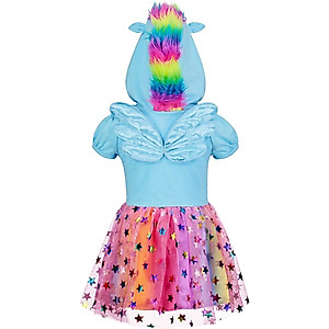 My Little Pony Rainbow Dash Toddler Girls Cosplay Tulle Dress 3T