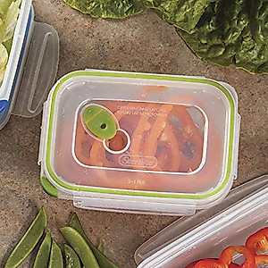 Sterilite 3.1 Cup Rectangular UltraSeal Food Storage Container for Meal Prep, Leftovers, or Work Lunch, Dishwasher Safe (12 Pack)