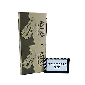 Astra Superior Stainless Double Edge Razor Blades (100 Blades)