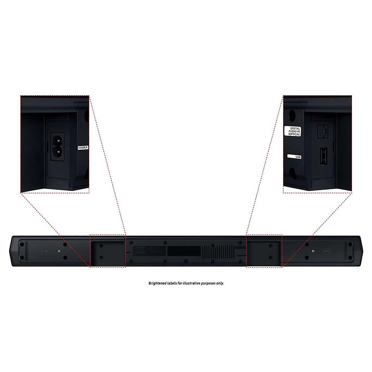 SAMSUNG 2.1Ch 210W Soundbar with Wireless Subwoofer - Black HW-C43M