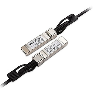 Cable Matters 10Gbps DAC Twinax SFP Cable 2m / 6.6ft (SFP+ Cable), 10GBASE-CU Passive Direct Attach Copper Twinax SFP Cable, Compatible with Cisco, Ubiquiti, Huawei, Netgear, & Supermicro Devices