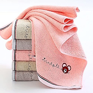 YTYZC Microfiber Towel Household Super Soft Absorbent Face Towel Womens Men Bath Towel Fiber Bathroom Washcloth (Color : D, Size : 1pcs)