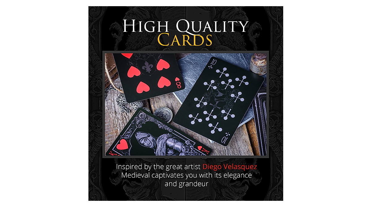 Medieval Playing Cards - Authentic & Durable Deck for Games
