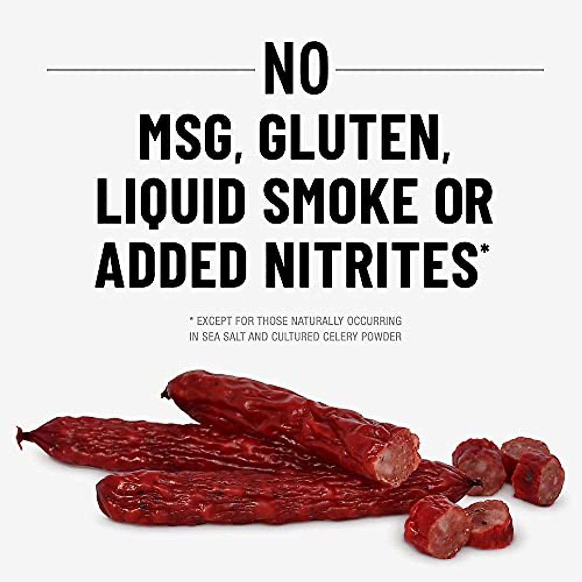 Duke's Beef Original Smoked Shorty Sausages, Keto Friendly Snack, 4 oz.