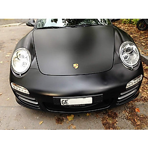 VViViD Black Matte Car Wrap Vinyl Roll with Air Release 3MIL-VViViD8 (1.5FT X 5FT)