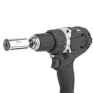 AlligaTools Universal Socket (7-19mm) | Multi-Function Wrench with Power Drill Adapter Set | Swivel Socket | Best Gift for Him, Men, DIY Handyman, Father/Dad, Husband, Boyfriend, Women