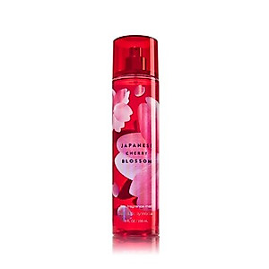 Bath & Body Works - Signature Collection – “Japanese Cherry Blossom” - Shower Gel - Fine Fragrance Mist- Body Lotion & PocketBac Sanitizing Hand Gel & PocketBac holder – Gift Bundle