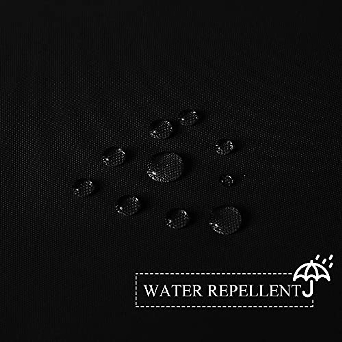 StangH Black Backdrop Curtains for Parties - 10 ft Curtain Drapes for Partition Room Dividers Curtains Waterproof Home Theater Studio Backgrounds Wedding Stage Stand Panels, 2 Panels