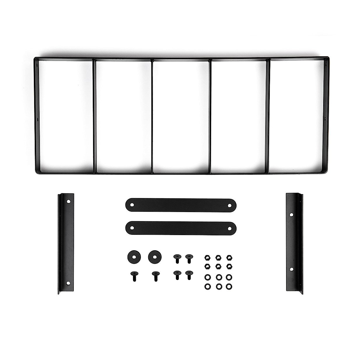 Epeles Backdrop Storage Rack, Mat Black, One Size