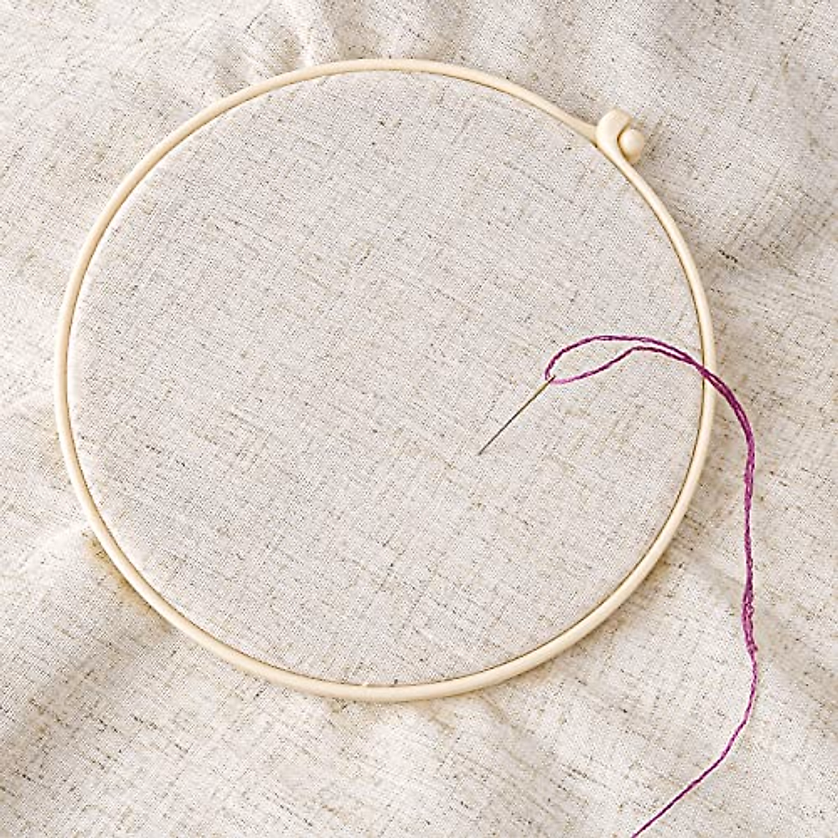 Caydo 60 by 27.5 Inch Linen Fabric, Large Size Linen Fabric Cloth for Needlework, Dressmaking, Bag, Embroidery, Tablecloths and Garments Craft