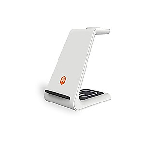 STM ChargeTree - Multi-Device Wireless Charging Station for iPhone/Samsung/Android, AirPods, Apple Watch - Qi Certified Charging Stand - White (stm-931-283Z-01)