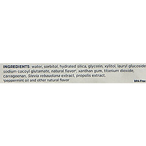 Tom's of Maine Natural Fluoride-Free SLS-Free Botanically Bright Toothpaste, Peppermint, 4.7 oz. (Packaging May Vary)