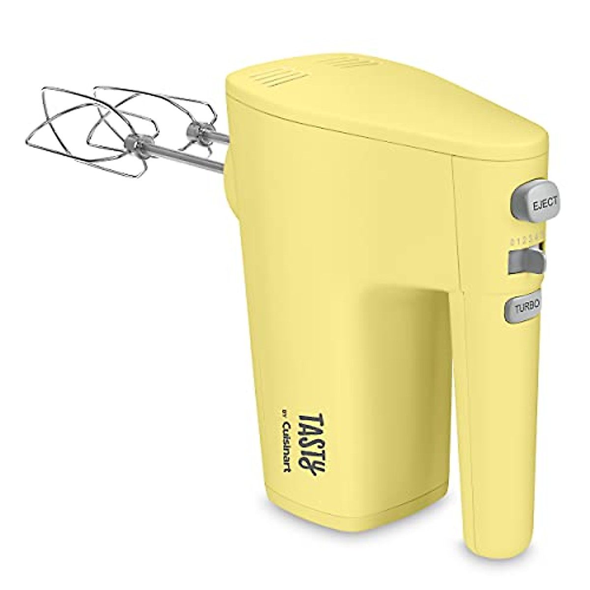 Tasty by Cuisinart Hand Mixer, Yellow, 7.59"(L) x 3.4"(W) x 6.33"(H)