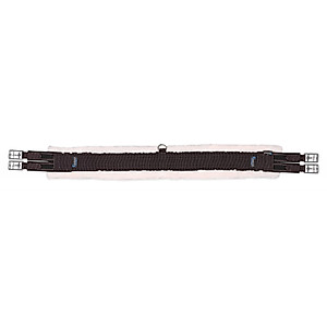 Shires Elastic Fleece Lined Girth Brown 46"