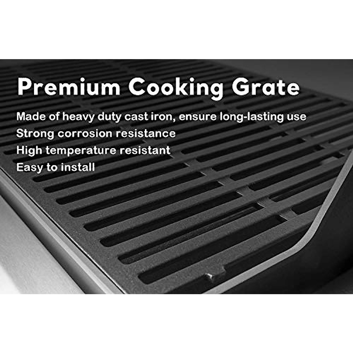 Uniflasy 17.5 Inch 7638 Cooking Grates and 7641 Multifunctional Warming Rack for Weber Spirit and Spirit II 300 Series,Spirit E/S 310 E/S 320, E/S 330 SP-320 Gas Grills,Replacements for Weber 7639