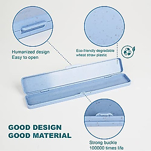 Small Pencil Box - Plastic Pencil Case for School Boys and Girls School Supply,Pencil Cases for Adults,Pencil Case Aesthetic,Multipurpose Brushes Box, Cosmetic Pencil Cases,Travel Toiletry cases
