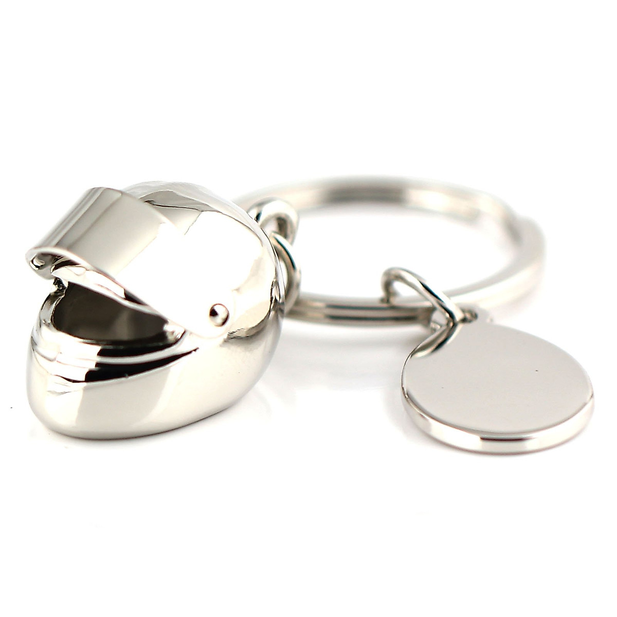 maycom Creative Fashion Romantic Couple Keychain Key Chain Ring Keyring Key Fob for Valentine's Day Gift (Helmet & Motorcycle)