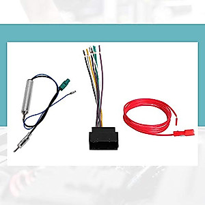 BASIKER Car Stereo Radio Wire Harness and Antenna Adapter Combo kit to Install an Aftermarket Radio Fit for 2013-up Dodge Jeep Ram Vehicles…