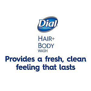 Dial Professional Hair Shampoo + Body Wash, 1 Gallon, 128 Fl Oz