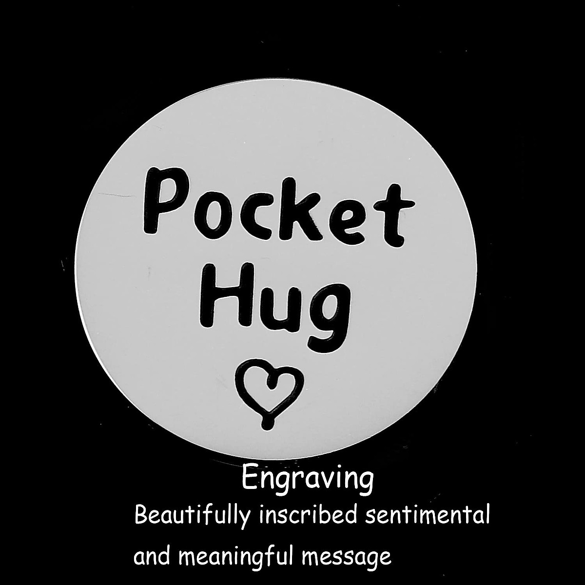 Ahaeth Pocket Hug Token Gifts for Women Men Teenagers Girls You are Stronger Than You Think Inspirational Jewelry Pocket Hug Encouragement Coin