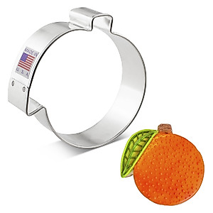 Orange Cookie Cutter, 3.25" Made in USA by Ann Clark