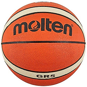 Molten Unisex Adult Basketball Ball BGR5-OI Basketball Balls - Orange/Ivory, 5