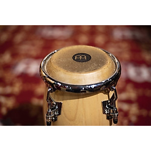 Meinl Percussion 4 1/2" Mini Conga with Hardwood Shell and Tunable Buffalo Skin Head-NOT Made in China-Natural, 2-Year Warranty, (MC100NT)