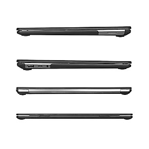 MOSISO Case Compatible with Surface Laptop 5/4/3 13.5 inch 2022 2021 2019 Release with Metal Keyboard (Models: 1951 & 1868), Protective Plastic Hard Shell Case Cover, Black