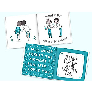 Personalized Book for Boyfriend, Girlfriend, Partner, Anniversary | Book of Us (Hardcover)