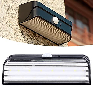 LED Outdoor Lights, IP65 Waterproof Body Induction LED Wall Light Energy Saving Highly Durable Heat Resistant for Garden for Corridor for Home