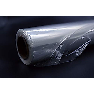 iLovepaper Clear Cellophane Wrap Roll 33''x115Ft, 3 Mil Thick Clear Cellophane Wrapping Paper|Christmas Wrap Roll|Cellophane Roll | Cellophane Wrap for Christmas Halloween Gifts, Baskets, Flowers