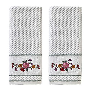 SKL Home Vern Yip Floral Totem Hand Towel Set, Multicolored