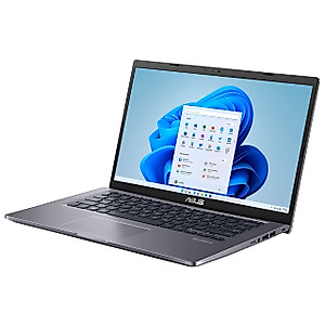 ASUS Vivobook 14 Thin and Light Slate Grey Laptop 14.0" HD Display (AMD Ryzen 3 3250U, 12GB RAM, 256GB PCIe SSD, AMD Radeon, USB Type-C, WiFi 5, BT 5, Webcam, Win 11 Home S-Mode) w/DKZ USB Hub