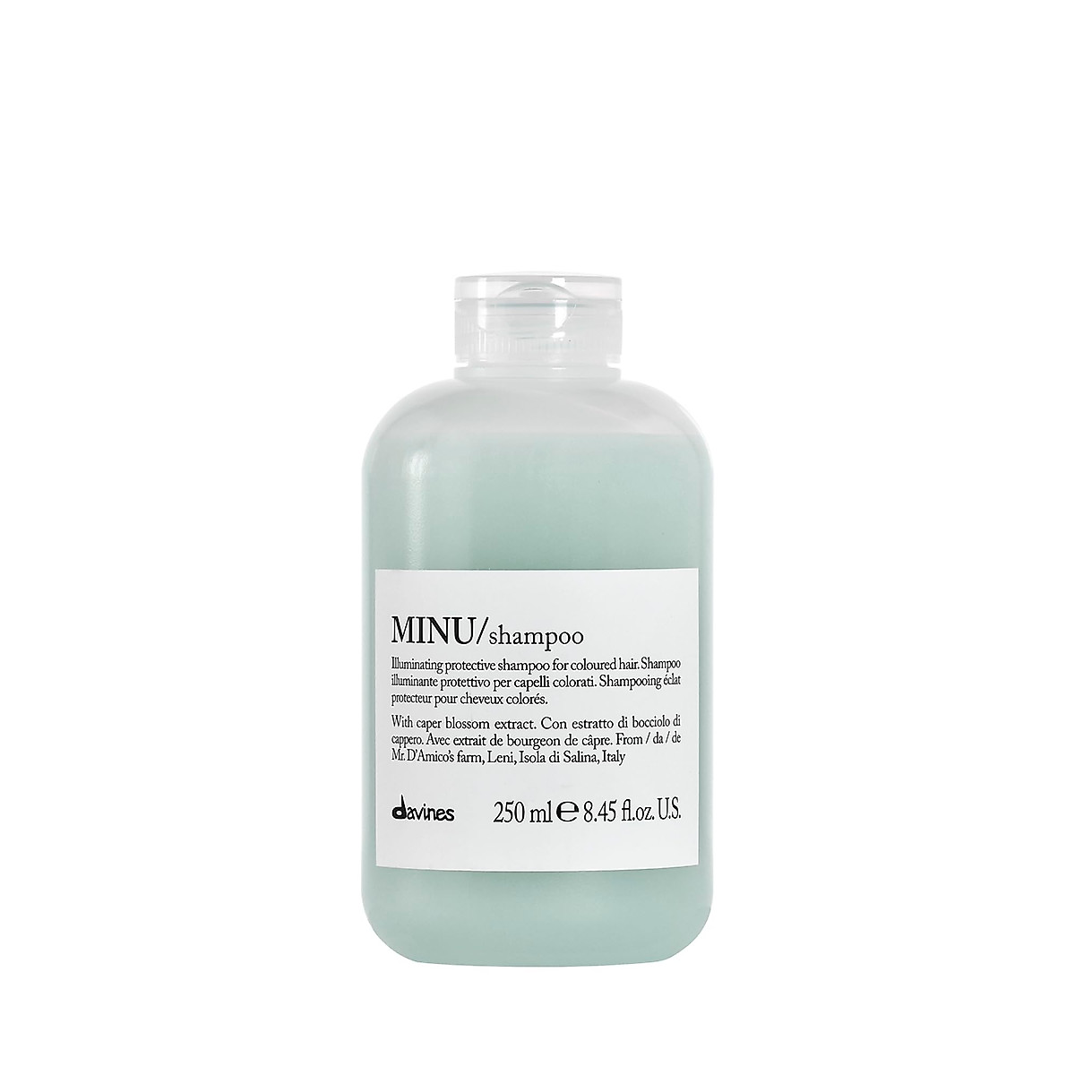 Davines MINU Shampoo | Color Retention Shampoo for Colored, Treated Hair | Protects & Keeps Hair Bright, Shiny for Longer | 8.45 fl oz (Pack of 1)