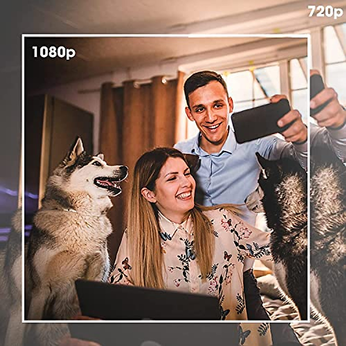 Jukllezan Mini Spy Camera Wireless WiFi Hidden Camera 1080P Full Hidden Cameras with Night Vision and Motion Detection Security Nanny Camera for Outdoor Home Office (2)