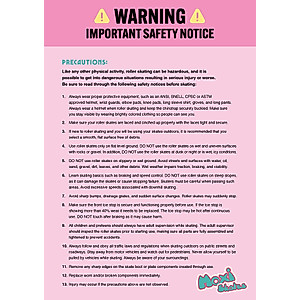 Moxi Skates - Beach Bunny - Fashionable Womens Roller Skates | Watermelon | Size 8