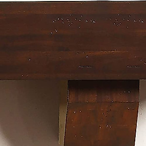 Duluth Forge 60-Inch Fireplace Shelf Mantel with Corbels - Chocolate Finish
