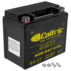 Caltric Agm Battery Compatible with Kawasaki Kle650 Kle-650 Versys 650 2007-2014