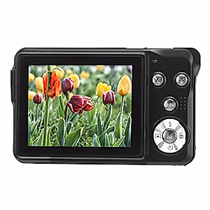 Digital Camera, 56MP Small Digital Camera, 2.7 Inch 4K Anti Shaking 20x Zoom 56MP Image 4K Video Digital Camera for Photography CDF6