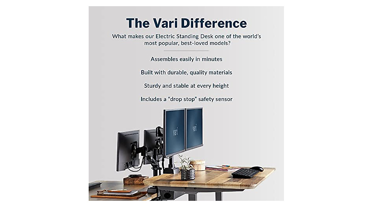Vari Electric Standing Desk - Adjustable Office Desk