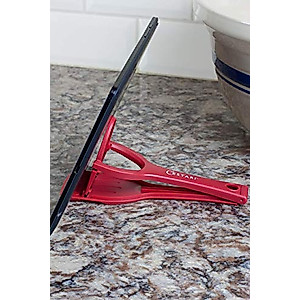 Cestari Recipe Holder Stand for Smartphones and Tablets, Keep Your Phone, Kindle, or iPad Convenient While Cooking - Original Kitchen Gadget Phone and Tablet Stand