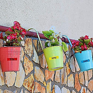 6 Pack Colors + 4 Pack White Compatible with Brother P Touch TZe Label Tape 12mm 0.47'' Laminated for PTouch PT D210 H110 D400 Label Maker, Black on White/Orange/Red/Blue/Yellow/Green, 10-Pack