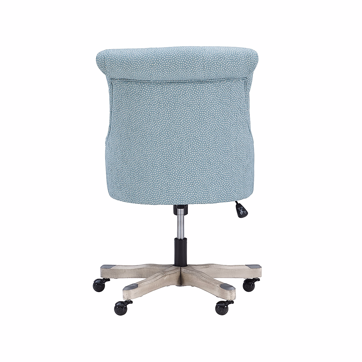 Linon Amzn0240 Talia Light Blue Office Chair, Gray