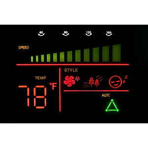 Ozeri 360 Oscillation, Micro-Blade Noise Reduction Technology Tower Fan, Black