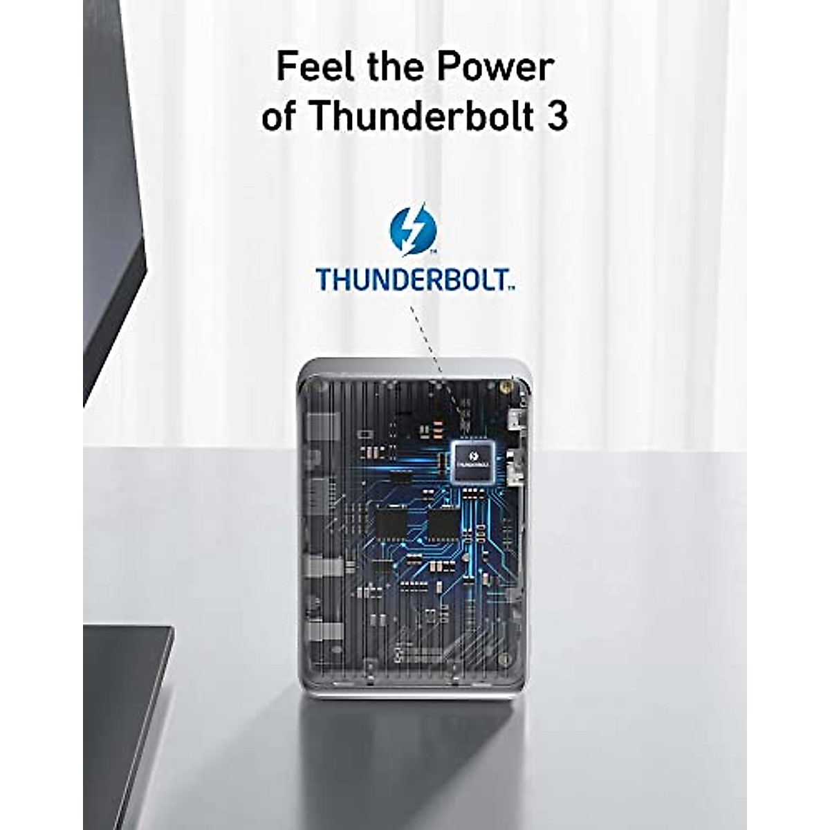 Anker 577 Docking Station (13-in-1, Thunderbolt 3) 85W Charging for Laptop, 18W for Phones, 4K Dual Display, 10 Gbps USB-C Data, Ethernet, Audio, SD 4.0