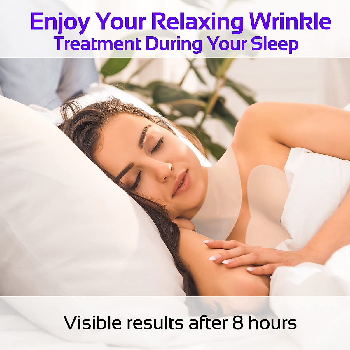 Skywee Professional Products Anti Wrinkle Chest Silicone Pad, Resuable and 100% Medical Grade Décolleté Anti Wrinkle Patches, Smooth Your Skin Set of 2