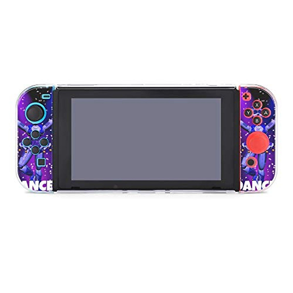 FNAF Ba-llora Case Compatible with Nintendo Switch, Shock-Absorption Anti-Scratch Protection Case, Crystal Clear Case for Nintendo Switch