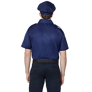 Spirit Halloween Adult Cop Costume Kit - Plus Multicolored
