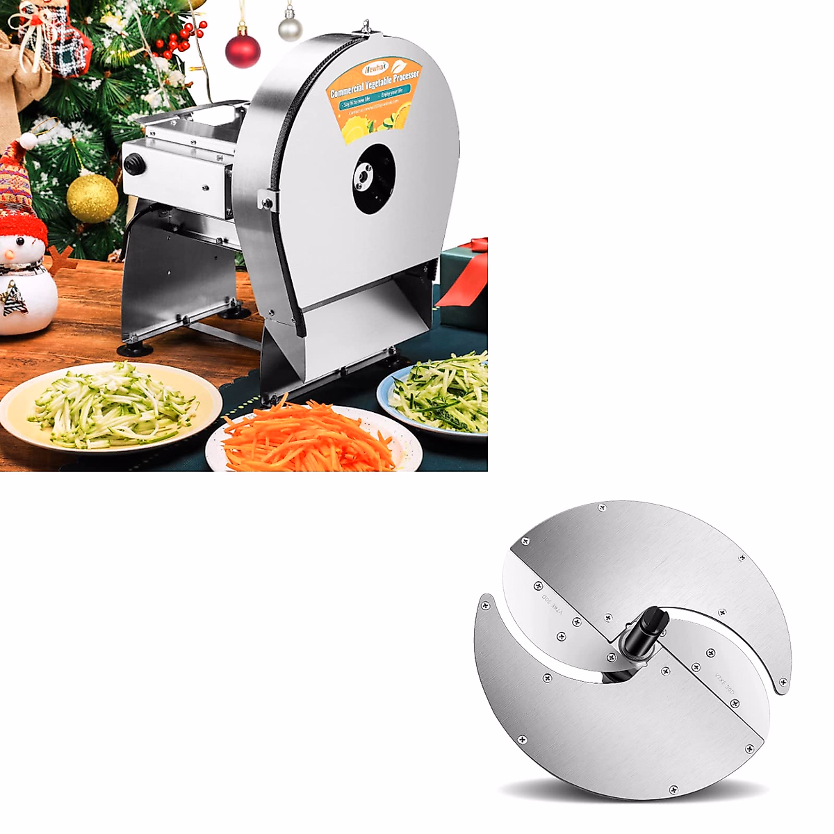 Newhai Electric Shredder Machine + A Slicer Blade