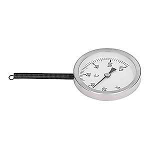 Household Garden Products 63mm Grill Thermometer Stainless Steel Bimetallic High Accuracy 0‑120℃ Easy Reading BBQ Thermometer for Machine